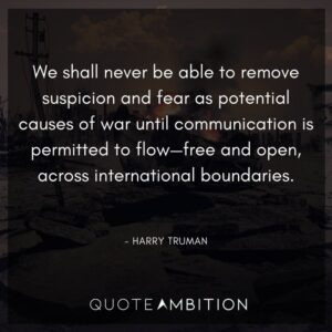 150 Harry Truman Quotes on the Bitter Truths of War