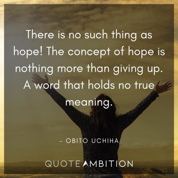 55 Obito Uchiha Quotes From Your Favorite Naruto Antihero